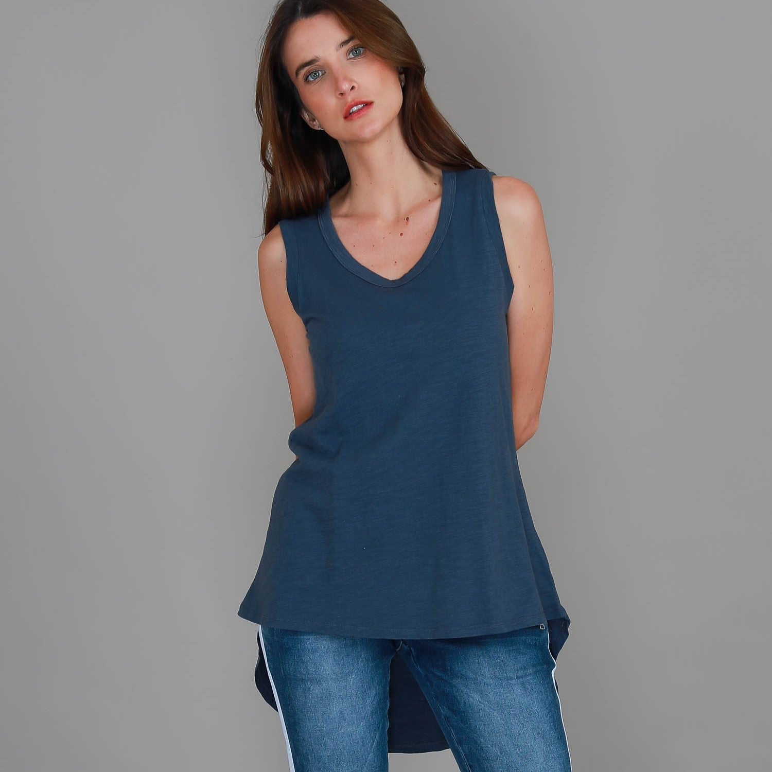 Cotton Longline Tank Top: Versatile and Comfortable Essential