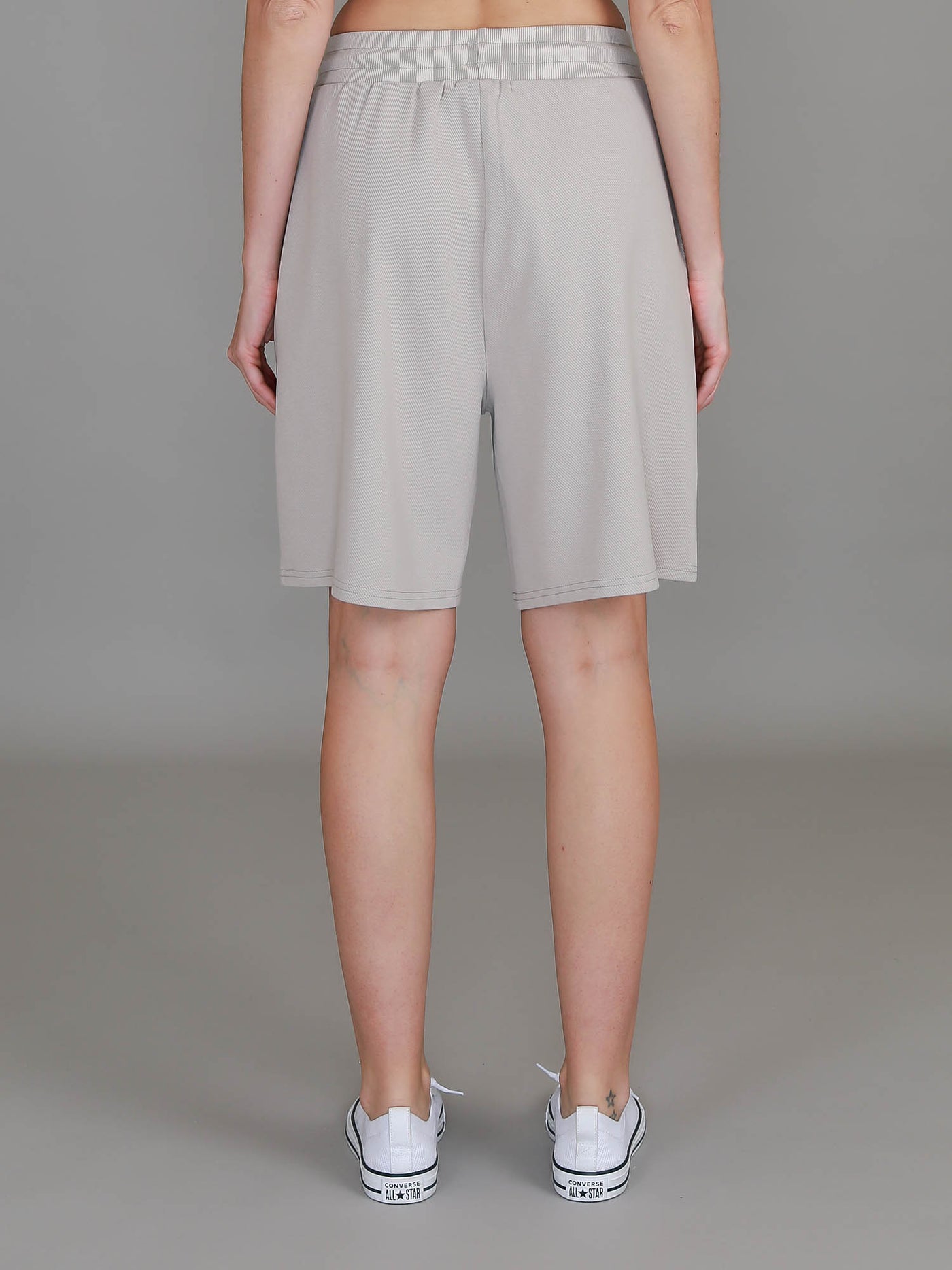 Chadstone Long Shorts – Angora | Women’s Longline Cotton Shorts