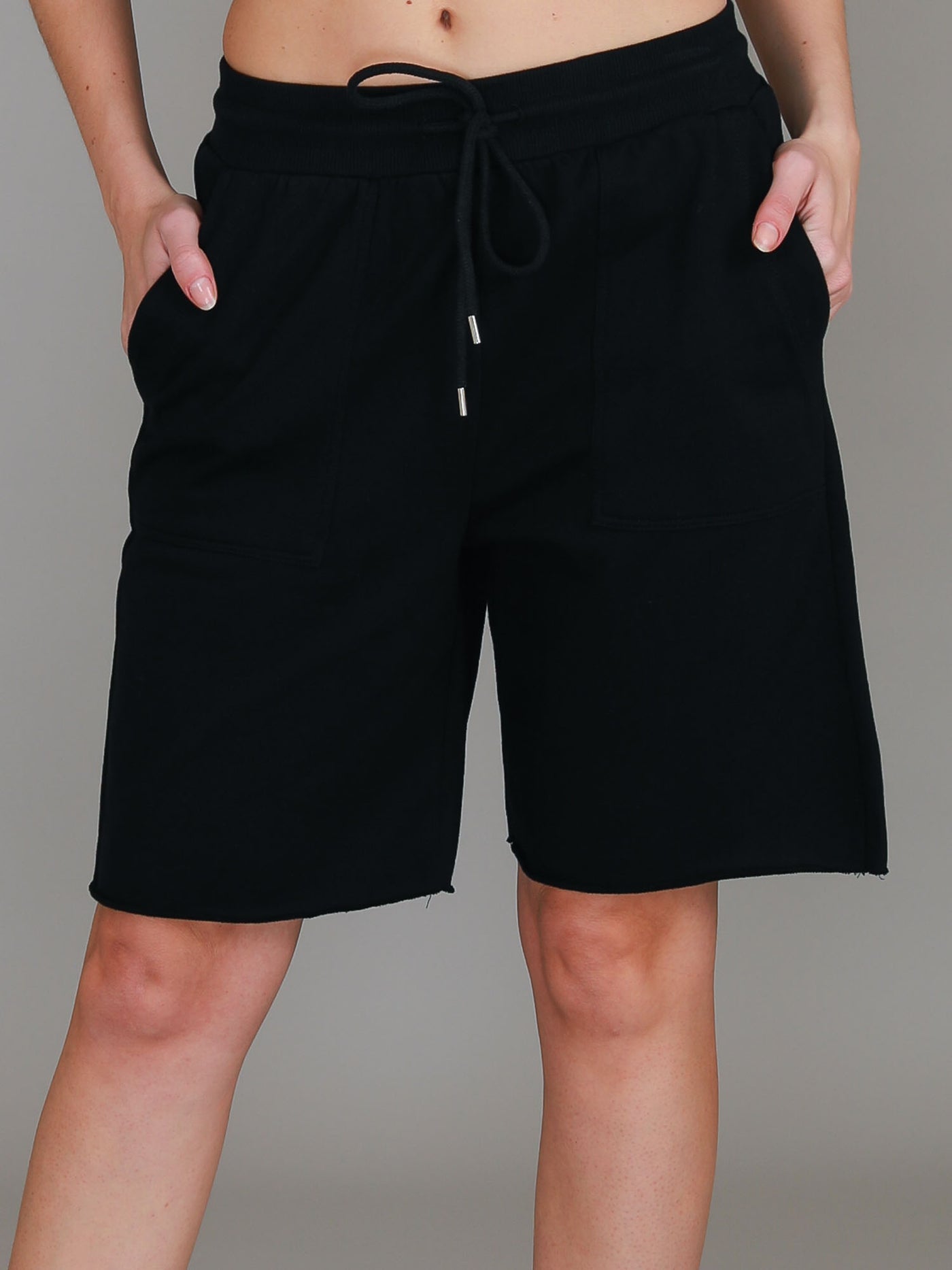 Womens Long Shorts | Stretch Cotton & Black Long Short Styles