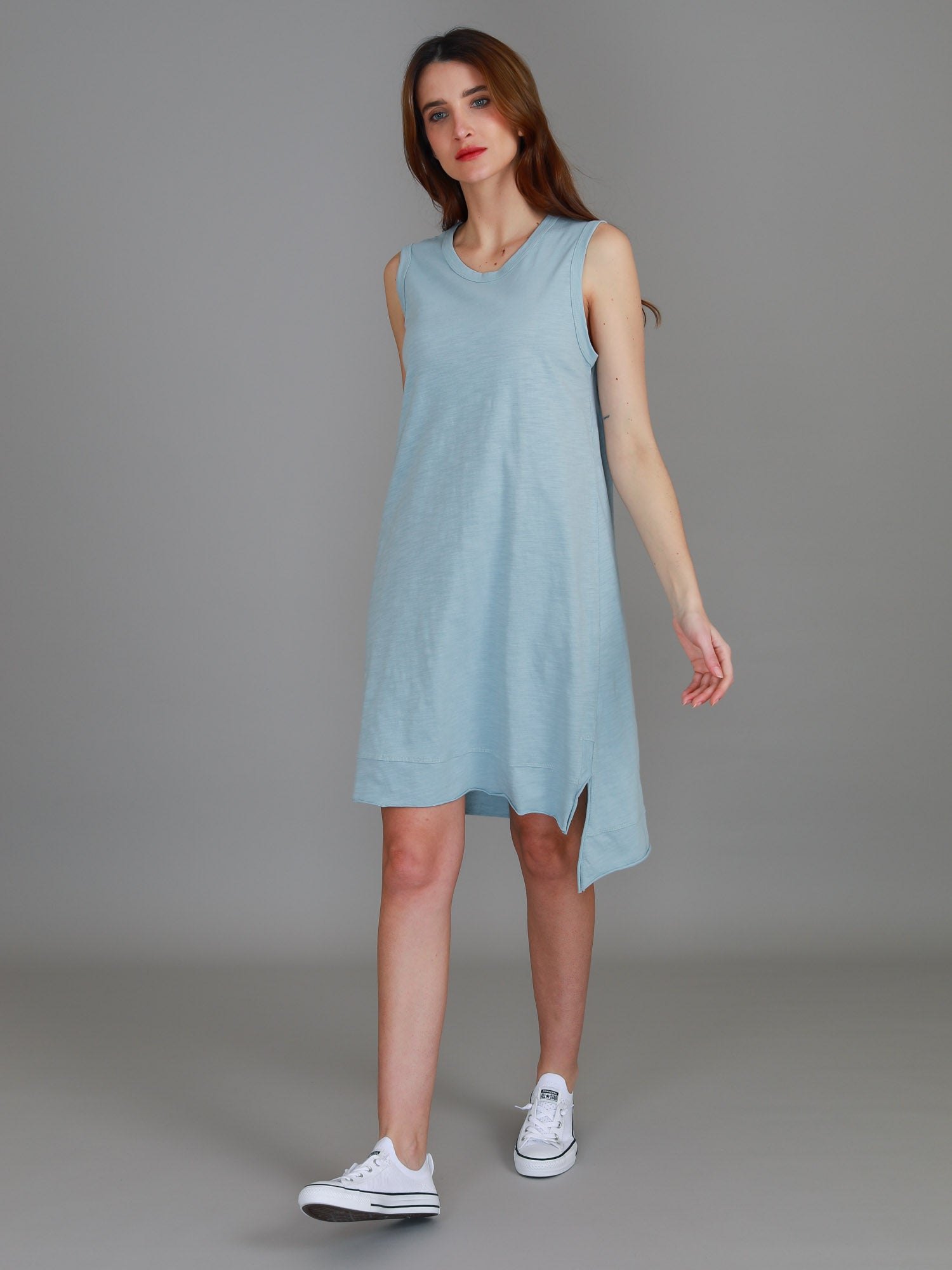Lockhart Sleeveless Cotton Dress – Effortless Summer Style