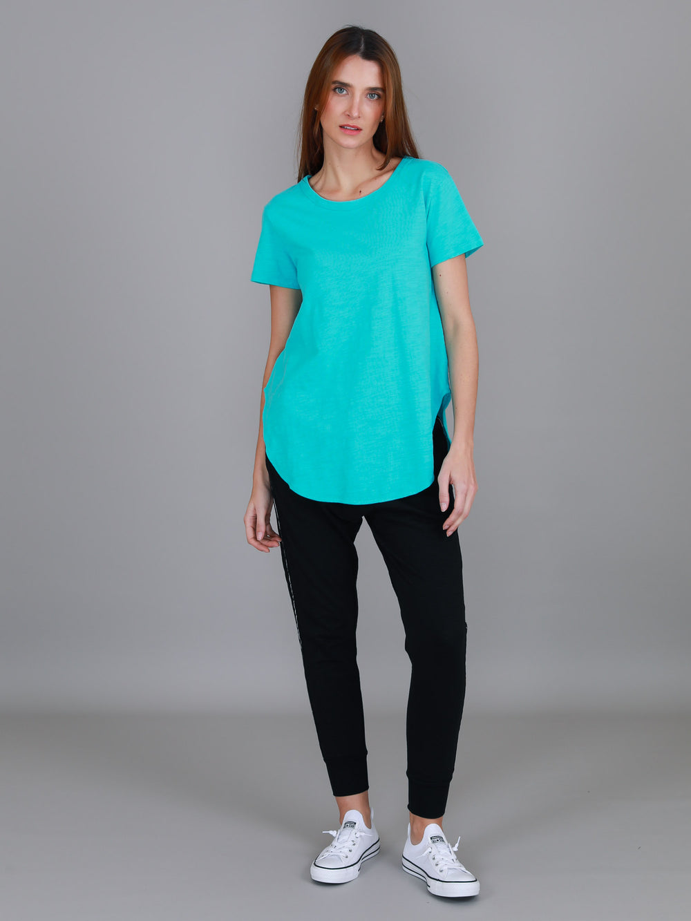 Elwood Curved Hem T Shirt | A Timeless Wardrobe Essentials T Shirt